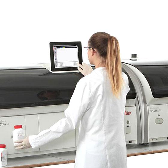 HistoCore SPECTRA | H&E Slide Staining & Coverslipping Machine